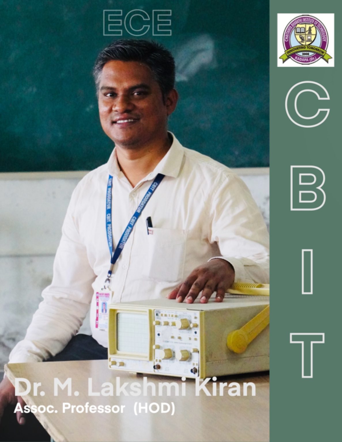 ECE-About HOD - Chaitanya Bharathi Institute of Technology