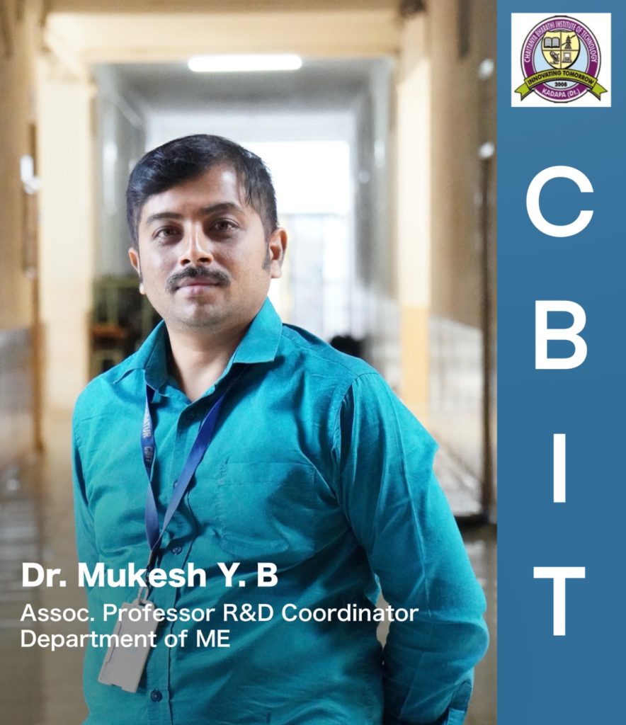 ME-HOD Message - Chaitanya Bharathi Institute of Technology