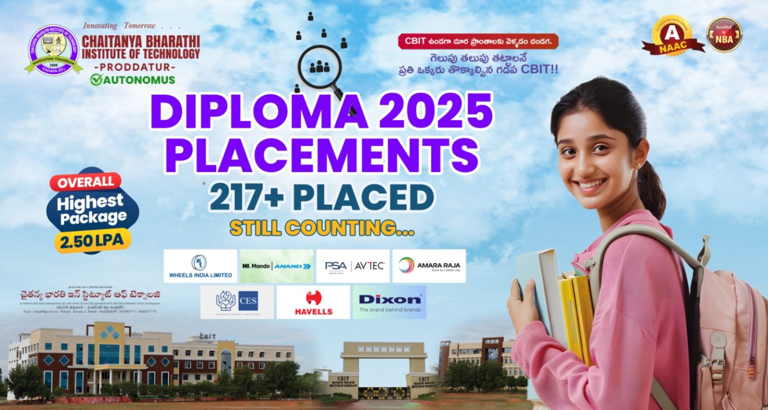 CBIT - CHAITANYA BHARATHI INSTITUTE OF TECHNOLOGY - PRODDATUR